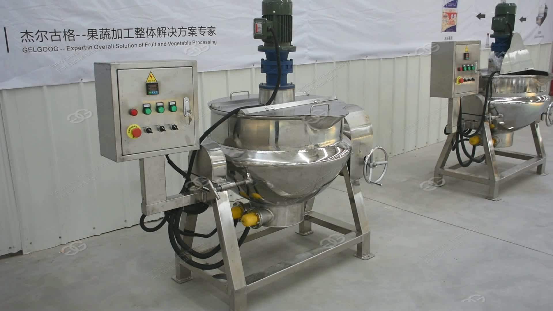 Industrial Steam Jacketed Cooking Vat 1000 Liter Cooking Pot Rice Egg ...