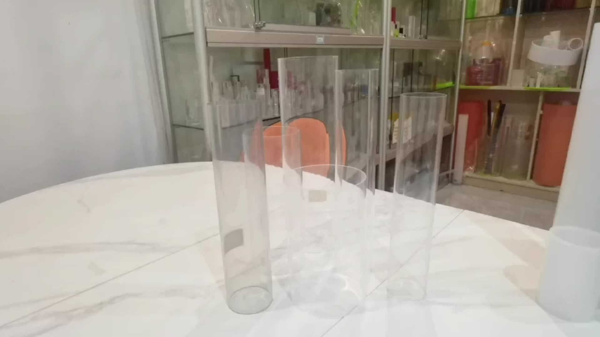 Large Diameter Clear For Algae Living Glass Tube Elbow Tube For Indoor ...