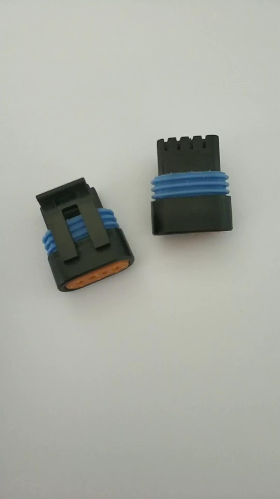 Car Grey 3 Pin Plug Pa66 Automotive Male Female 1.5 Series Connector ...