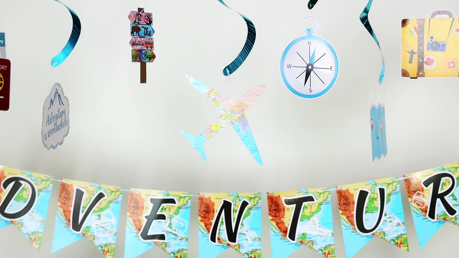 Adventure Awaits Bulletin Board Classroom Decorations Map Themed ...