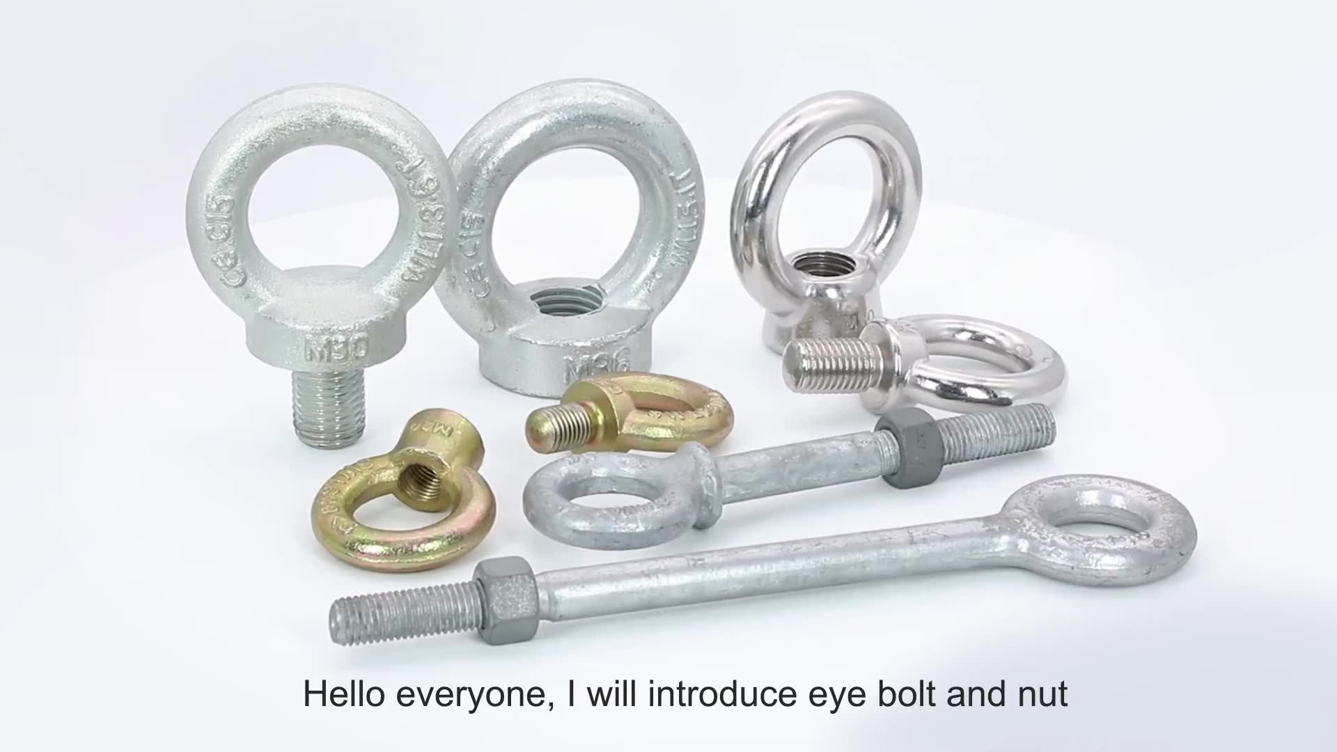 Heavy Duty M36 Jis B 1168 Eye Bolt With Ce Certificates - Buy Jis 1168 ...