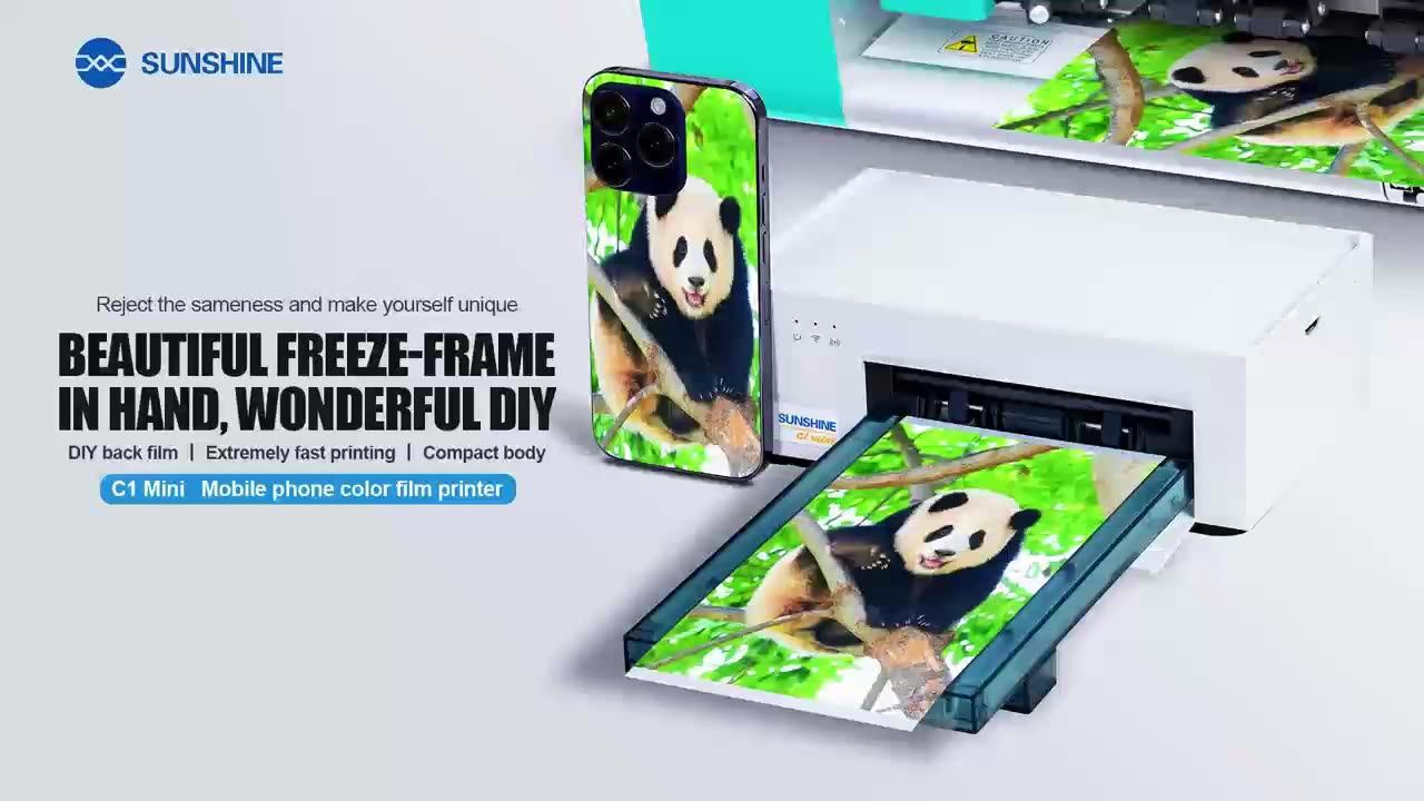 Sunshine C1 Mini Mobile Phone Diy Color Film Printer Wifi Direct ...