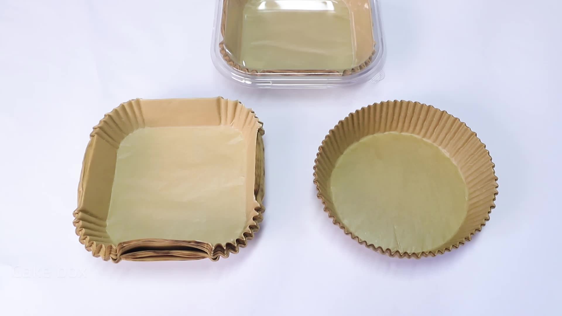 100pcs 40gsm Silicone Paper Air Fryer Liner Non-stick Disposable Paper ...