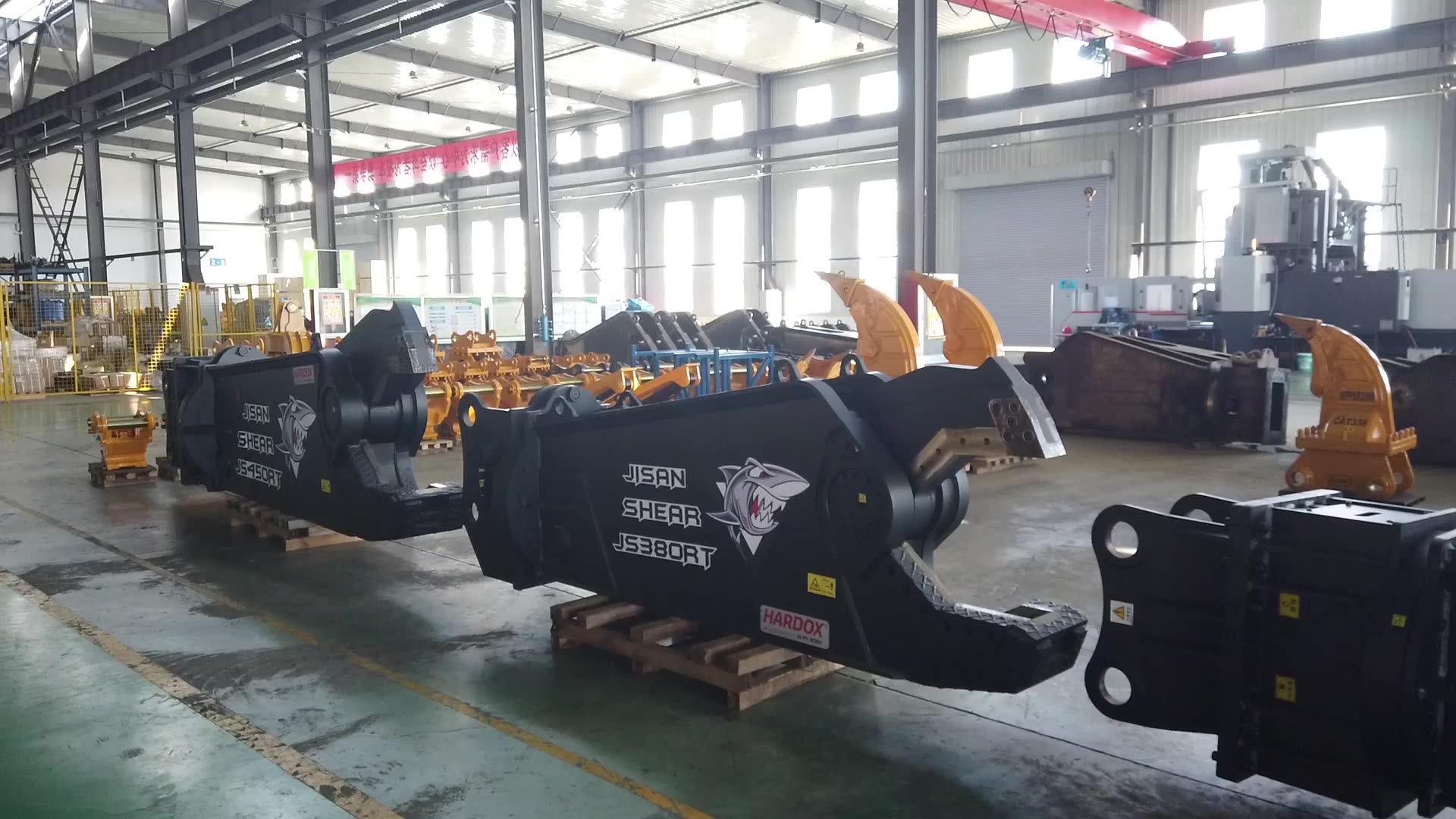 R210lc Excavator Scrap Cutting Shear Hydraulic Shears For Excavator For ...