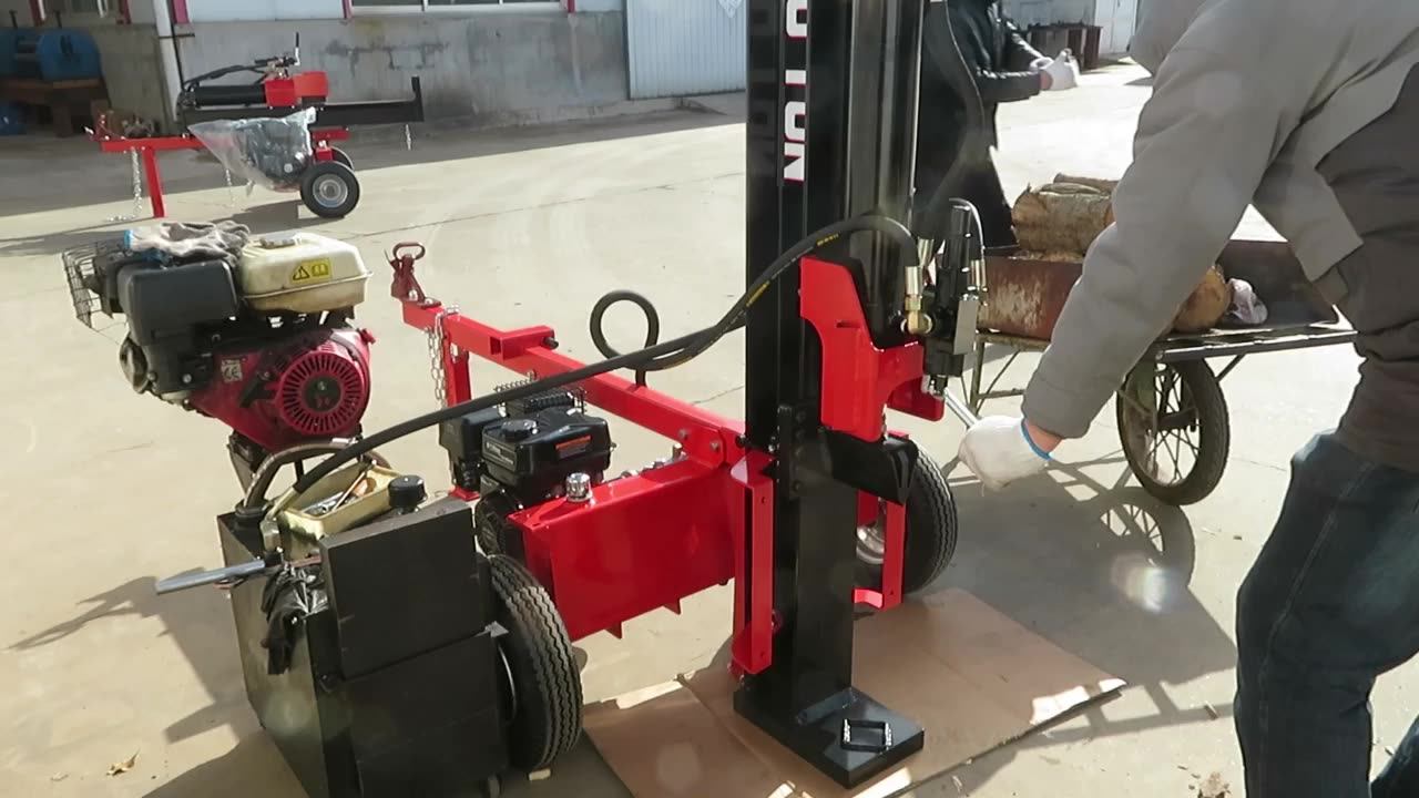 30ton Diesel Engine Log Splitter Wood Splitting Machine With Quick ...