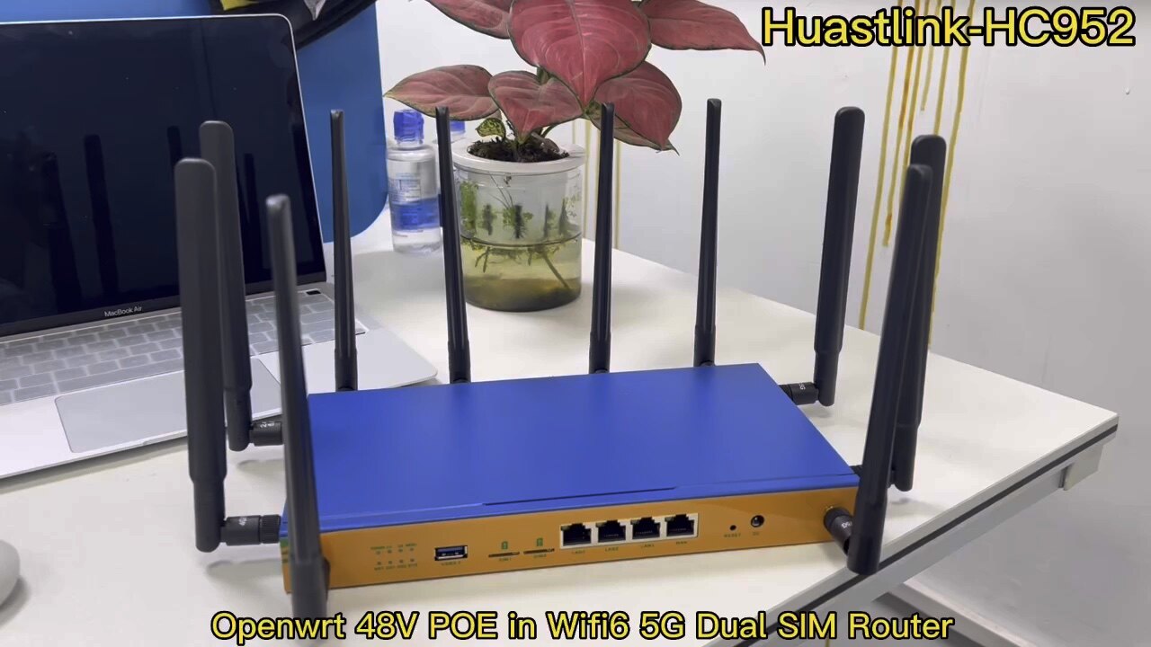 Unlock Openwrt Dual Modem 802.11ax Wifi6 Cpe With Dual Sim Card Slots ...