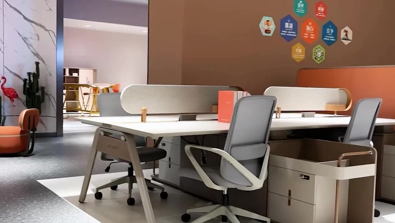 Modern Open Modular Workstation Office Table Office Tables And Chairs ...