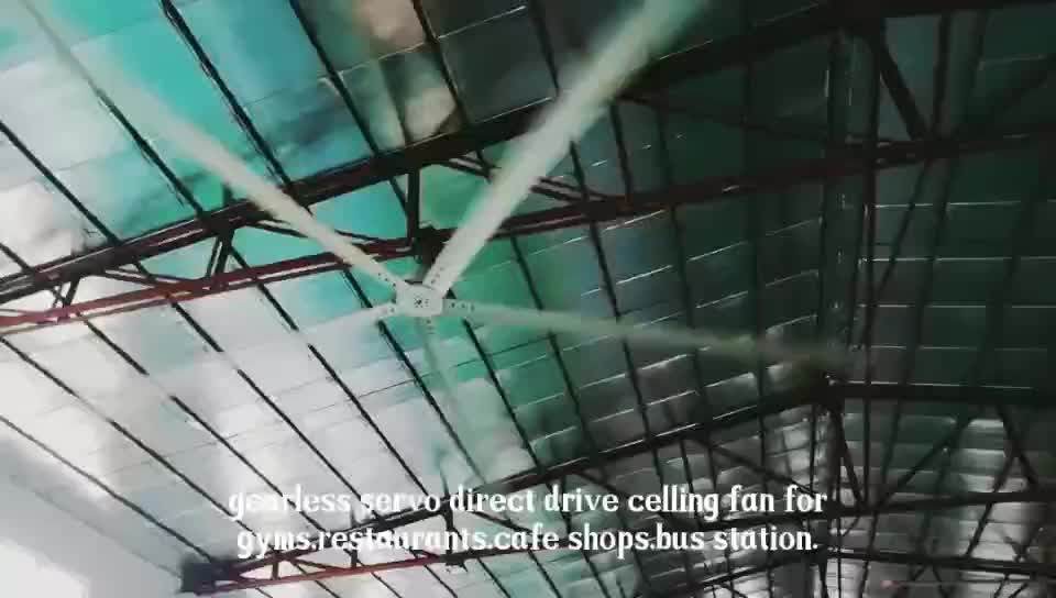 Hvls High Rotation Speed Industrial Ceiling Fan Ac Aluminum Alloy 1500 ...
