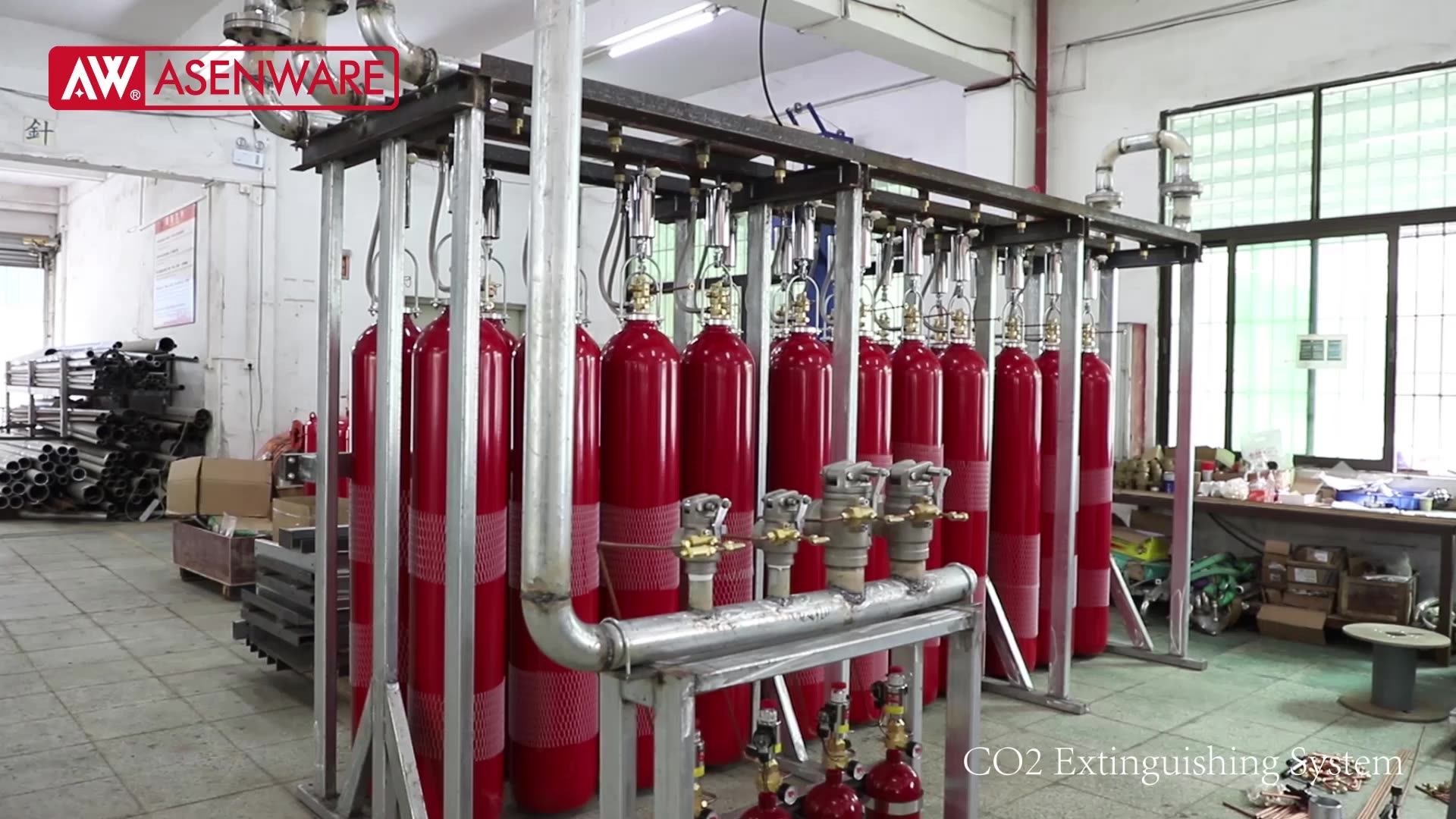 Asenware Carbon Dioxide Fire Suppression System Automatic Fire ...