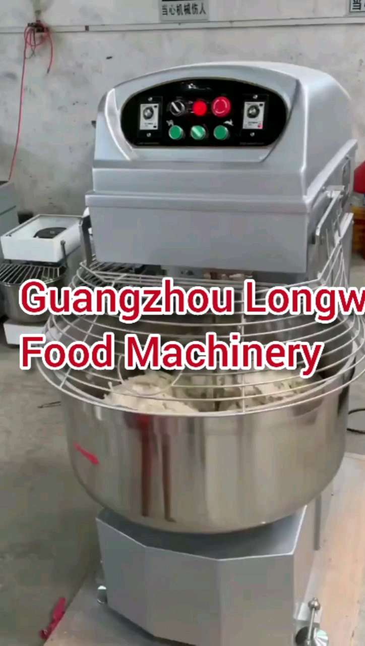 Commercial Industrial Bakery Machine 30kg 50kg 75kg 100kg Electric Standing Bread Spiral Mixers ...