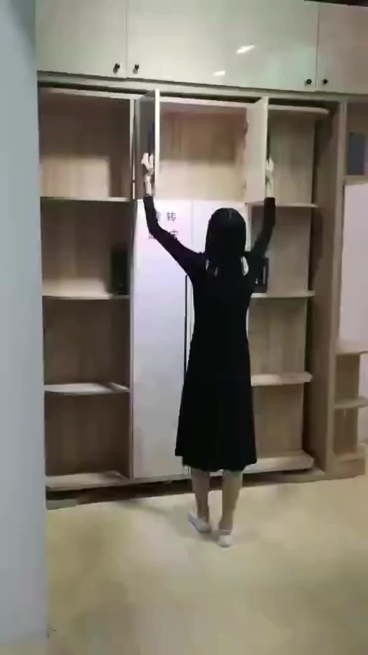 Multipurpose Space-saving Revolving Silence Vertical Murphy Bed Folding ...