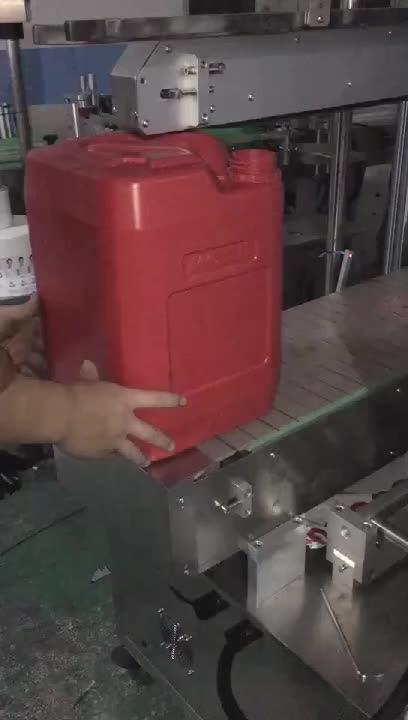 Ym610 Automatic 5 Gallon Round Paint Barrel Labeler Square Buckets Pail ...