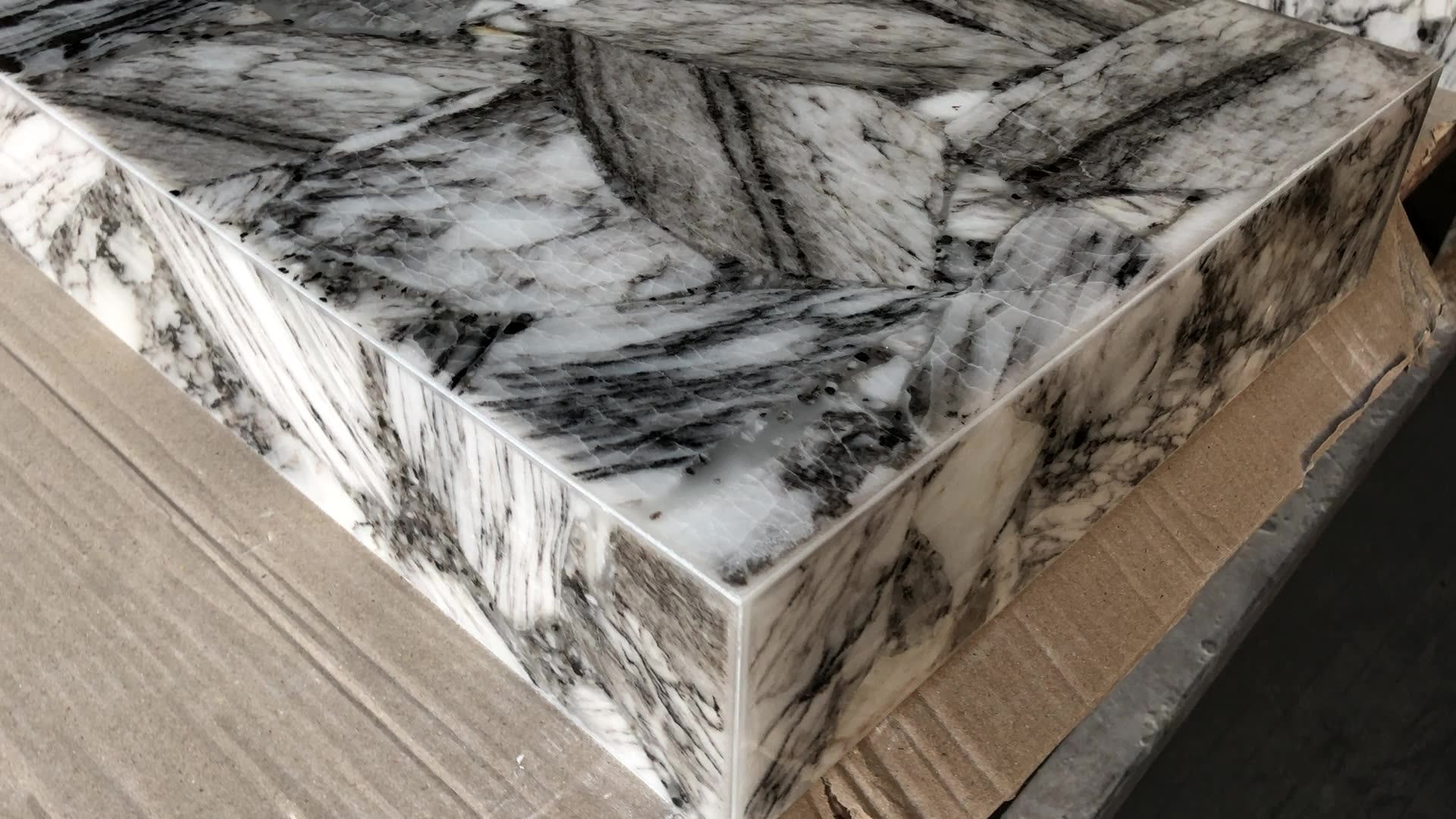 Faux Alabaster Resin Sheet Transtones Alabaster Marble Tiles Artificial ...