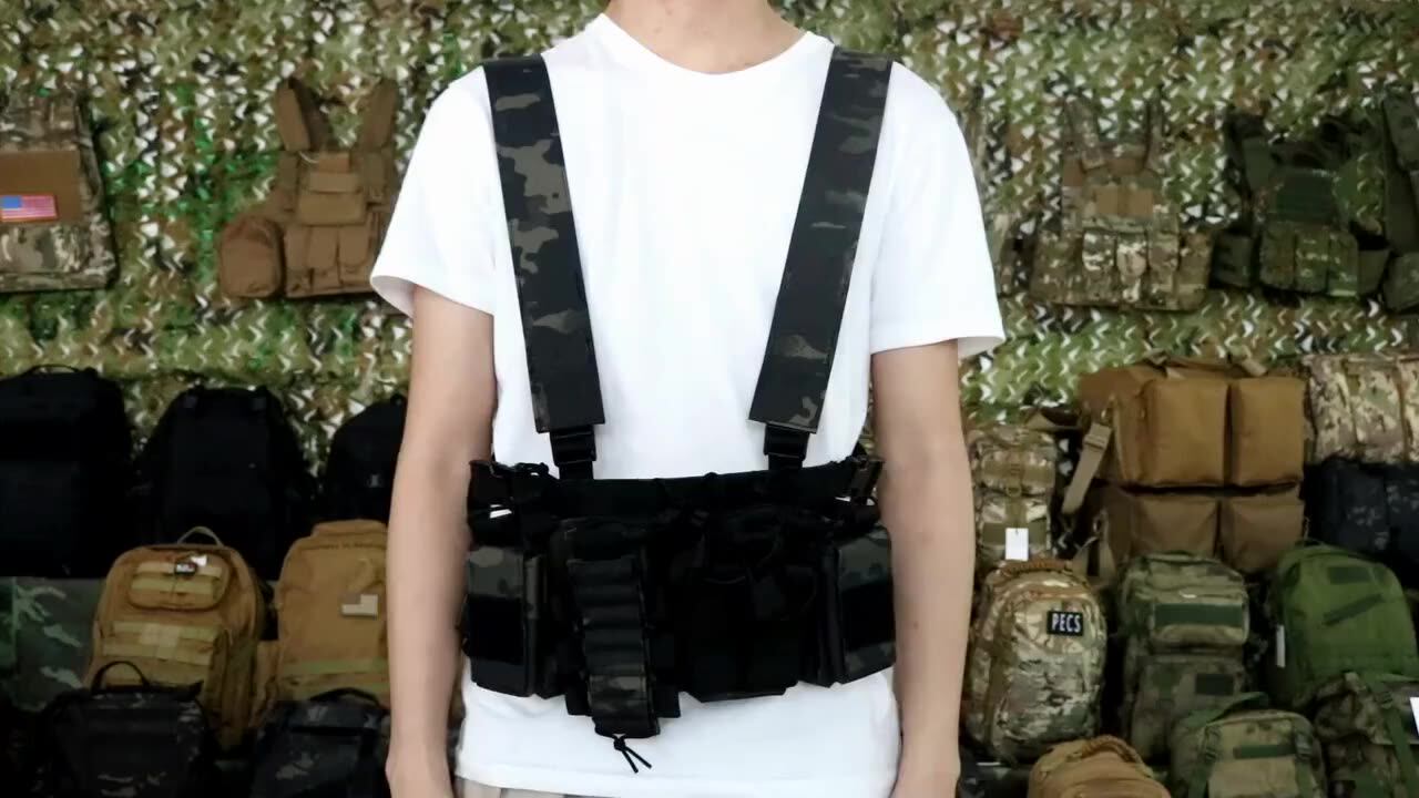 Retail Tactical Soft Molle Chest Rigs Multifunction Rig Harness Bag ...