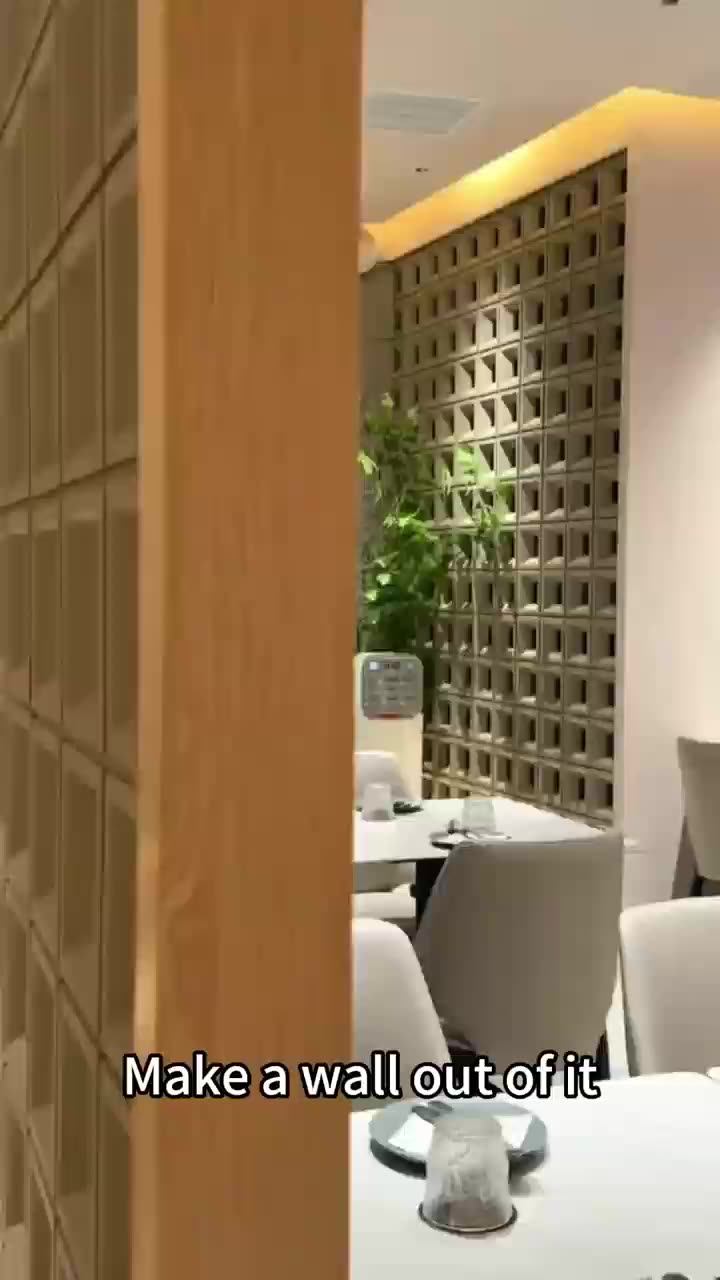 Modern Design Polyurethane Cement Block 3d Wall Panel And Decorative ...