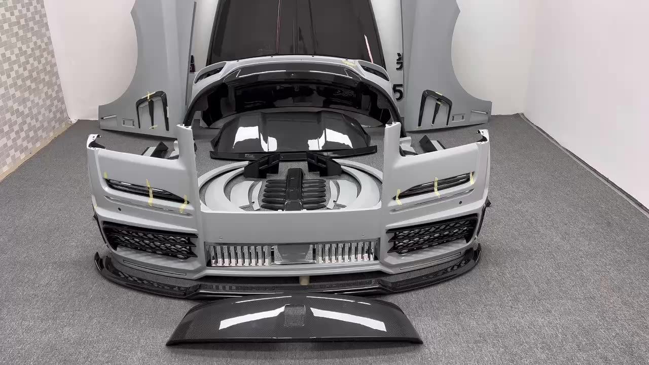 Msy Style Dry Half Carbon Fiber Car Body Kit For Rolls Royce Cullinan ...
