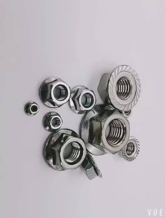 M10x1.25 M20x1.5 Carbon Steel Hex Flange Nut - Buy Hex Flange Nut,M10x1 ...