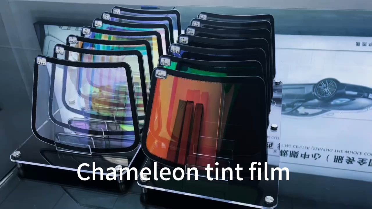 Cool Purple Color Change Blue Chameleon Tint Film For Car Vlt 35% 25% 15% High Quality Solar ...