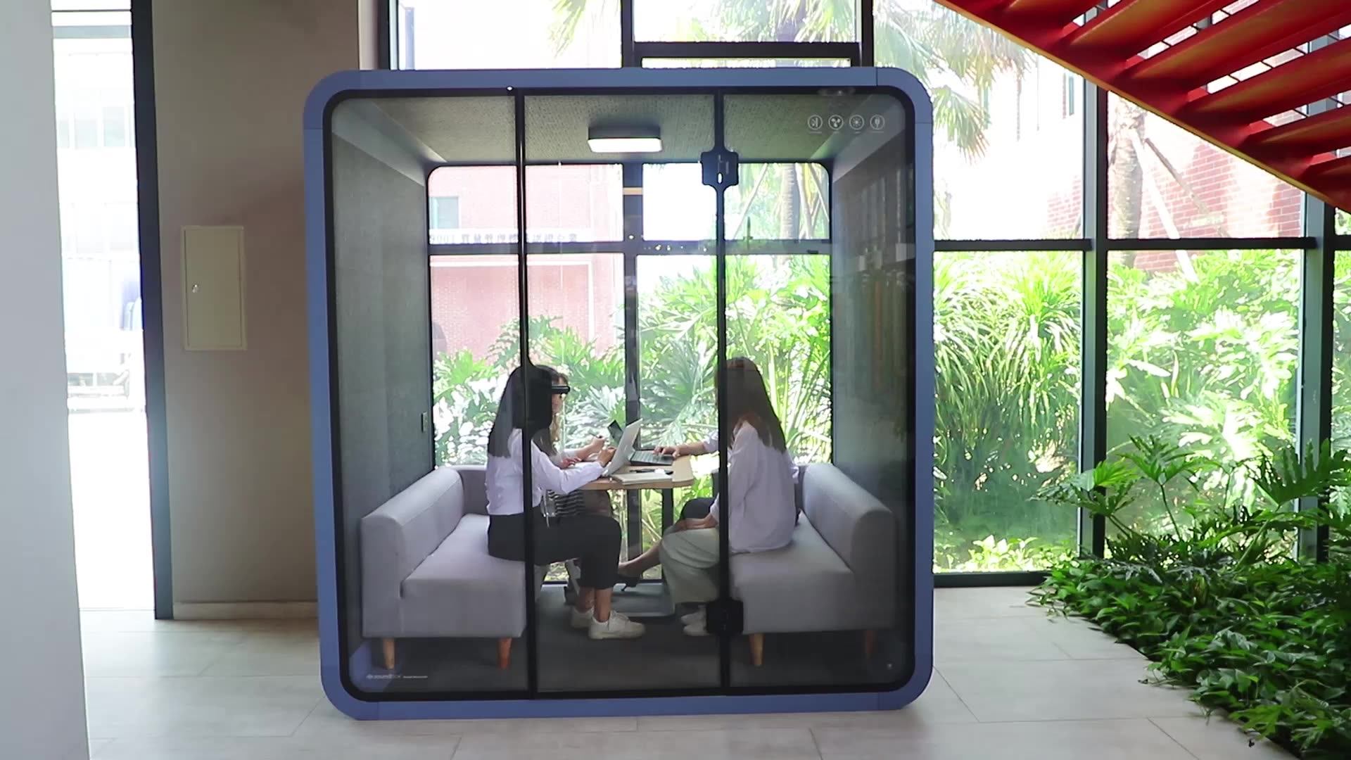 Soundproof Portable Acoustic Booth Office Sound Proof Pod - Buy ...