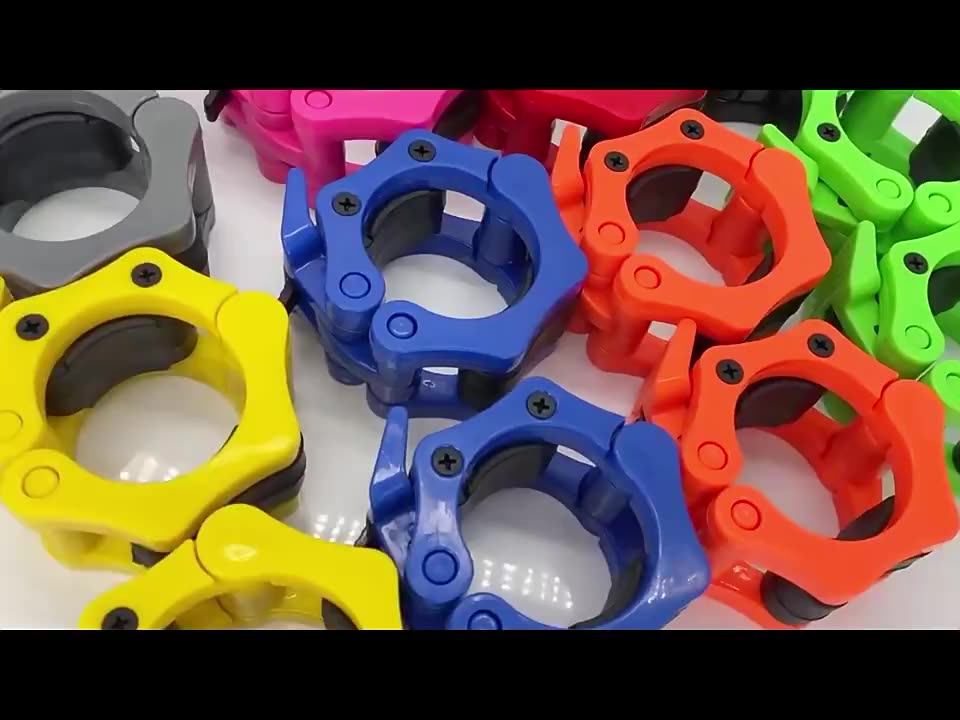 Gym Accessories Clips Olimpic Lifting Magnetic Open Quick Grip Custom ...