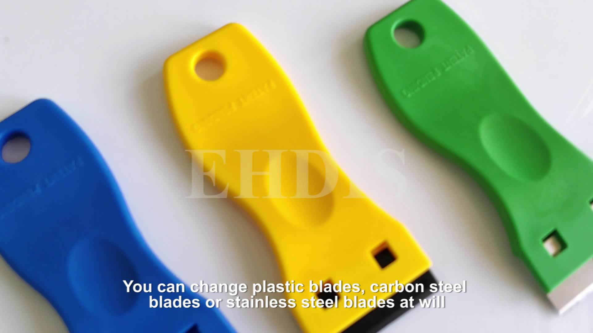 Plastic Razor Scraper With Replaceable Blade Dust Cleaner Sticker Tool ...