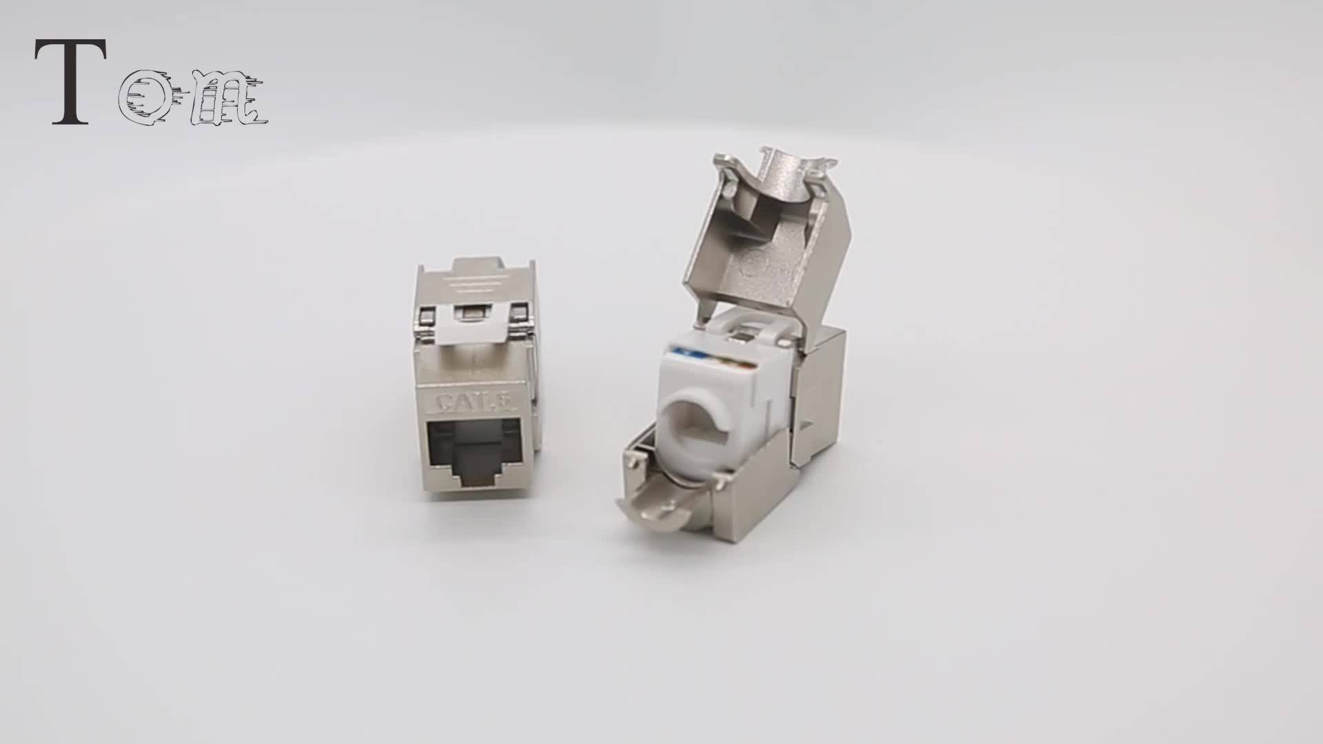 Tom-kj-31-c6a Stp Rj45 Tool Frree Cat6 Cat6a Type Ftp 180 Toolless ...