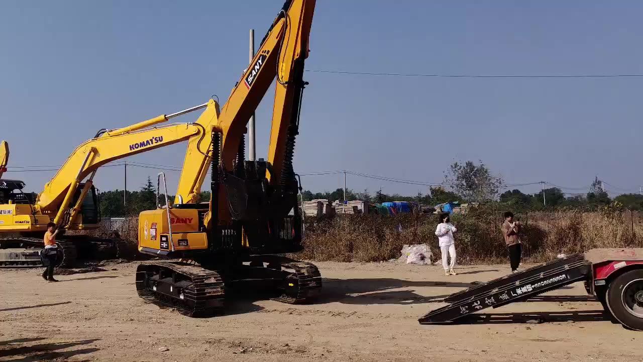 Sany Sy135 15ton Hydraulic Pump Excavator Caterpillar Machine Earth ...