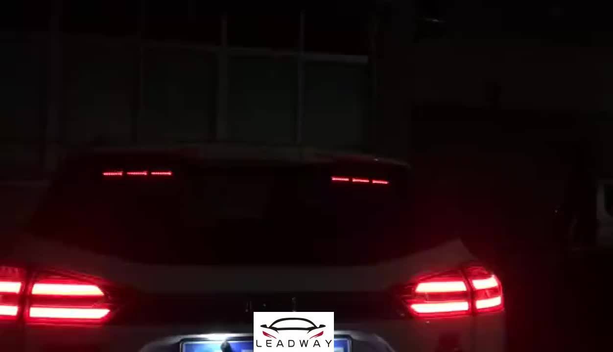 Rote Bremse Bernstein Blinker Led Lauflicht Leiste Streifen Dreifach ...