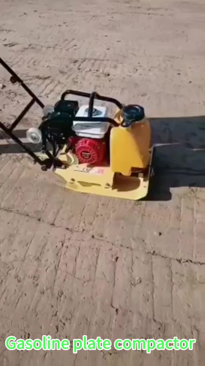 Hand Push Electrcic Vibratory Plate Compactor Forward Type Diesel Plate ...