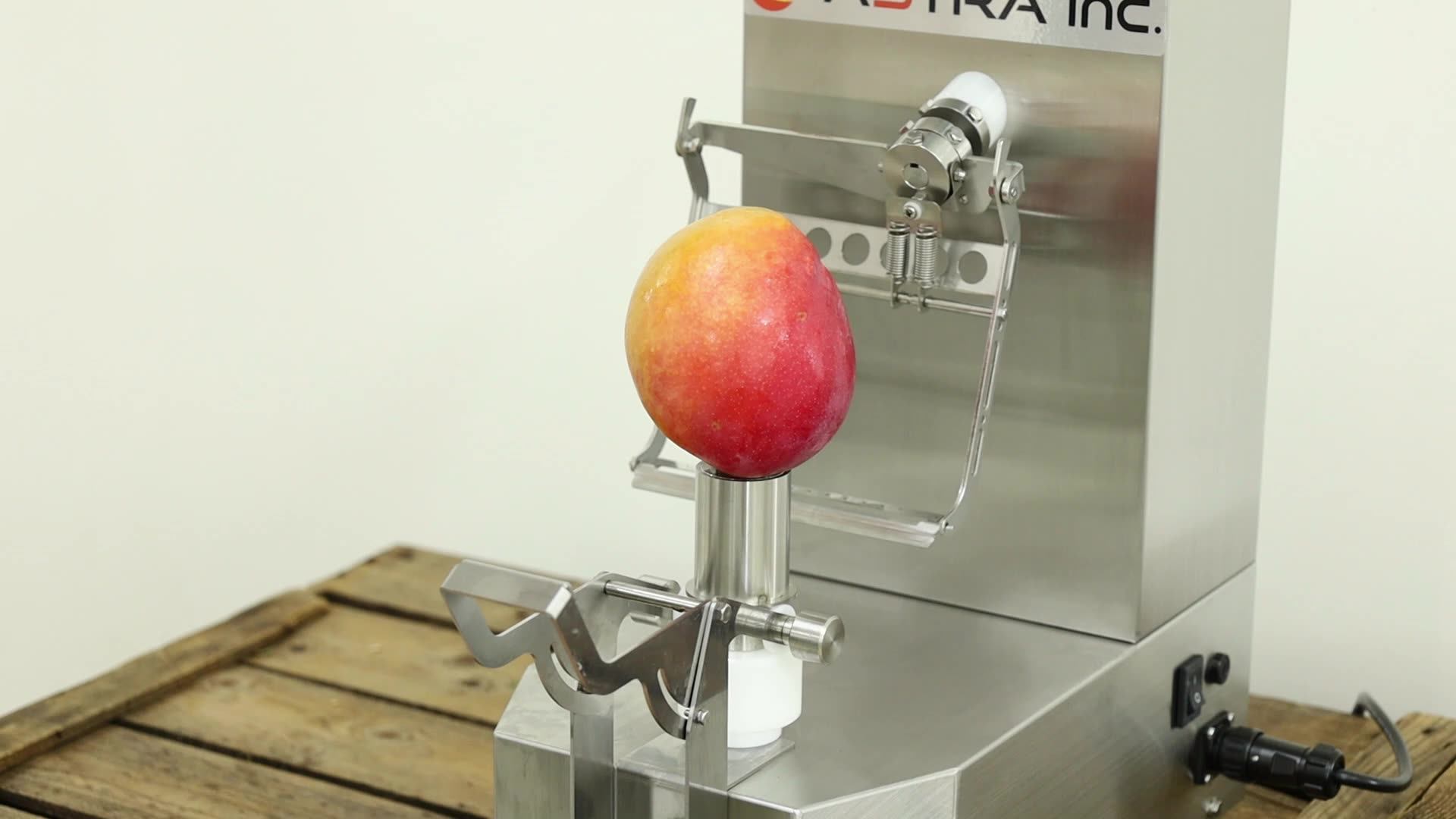 High Yield Small Tabletop Automatic Mangoes Melons Electric Stainless ...