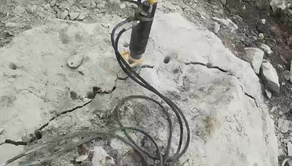 Portable Stone Splitting Tools Hydraulic Rock Splitter For Concrete ...