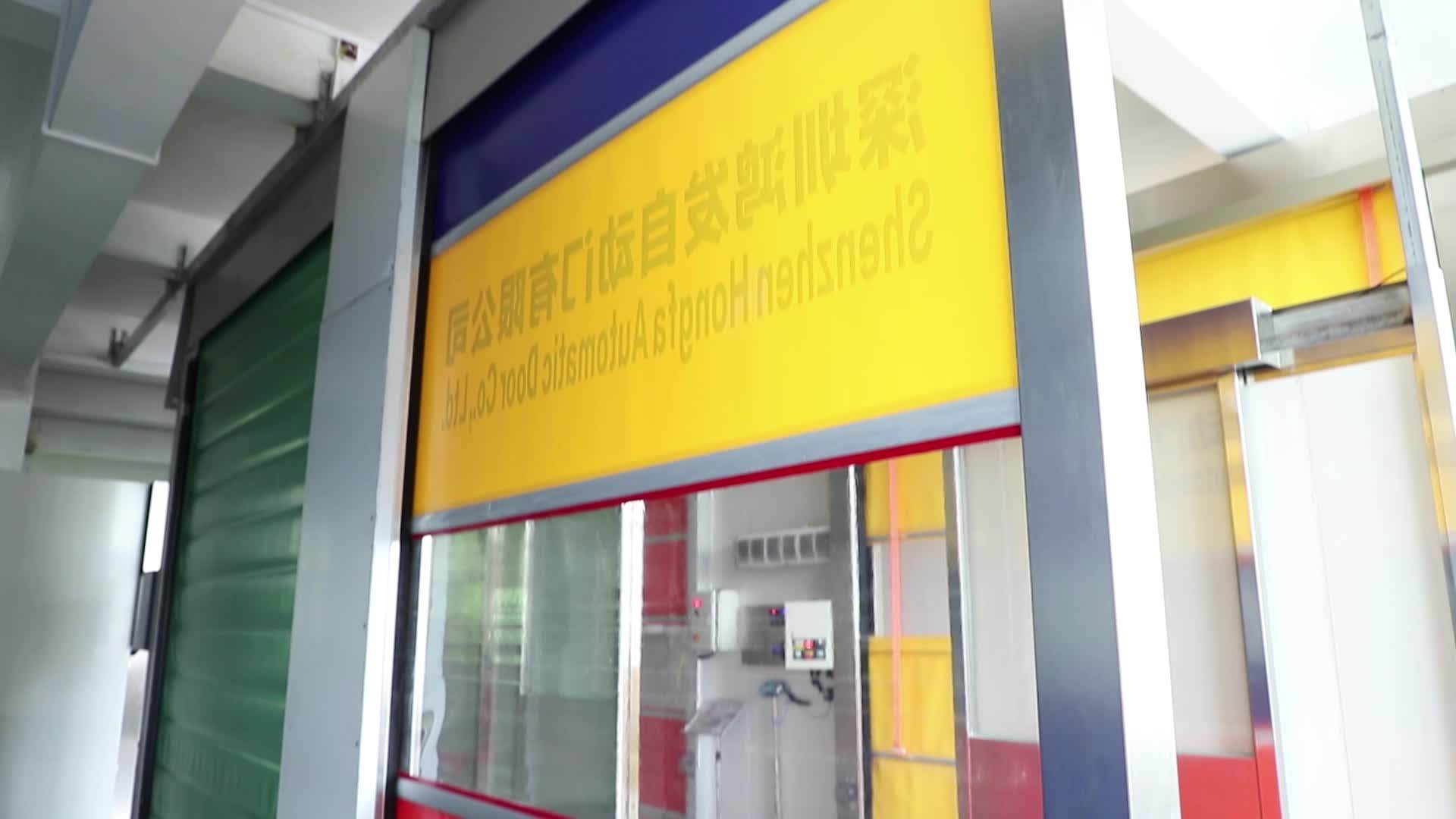 Factory Fast Roller Shutter Automatic Pvc High Speed Doors Rapid Roll ...