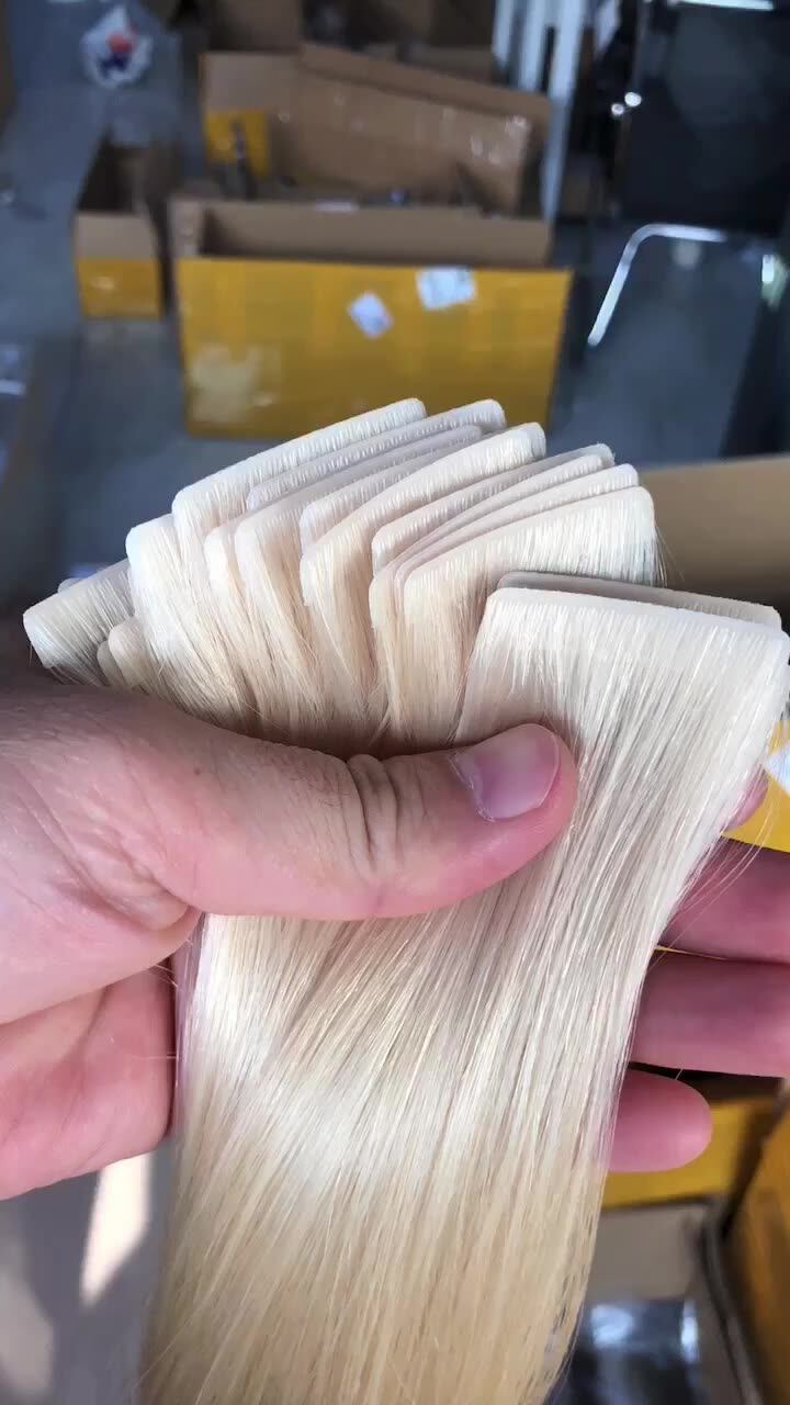 Wholesale Handtied Invisible Seamless Cuticle Aligned Injected Tape In ...