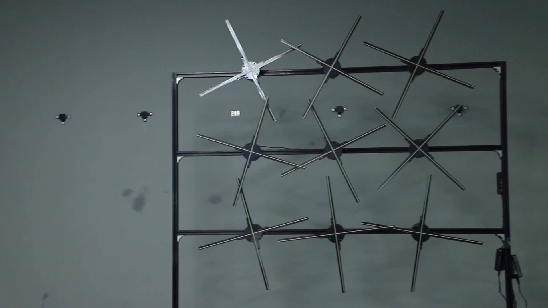 2019 4 Blades Hd Holographic Display 1920*1080 Spinning 3d Projector ...