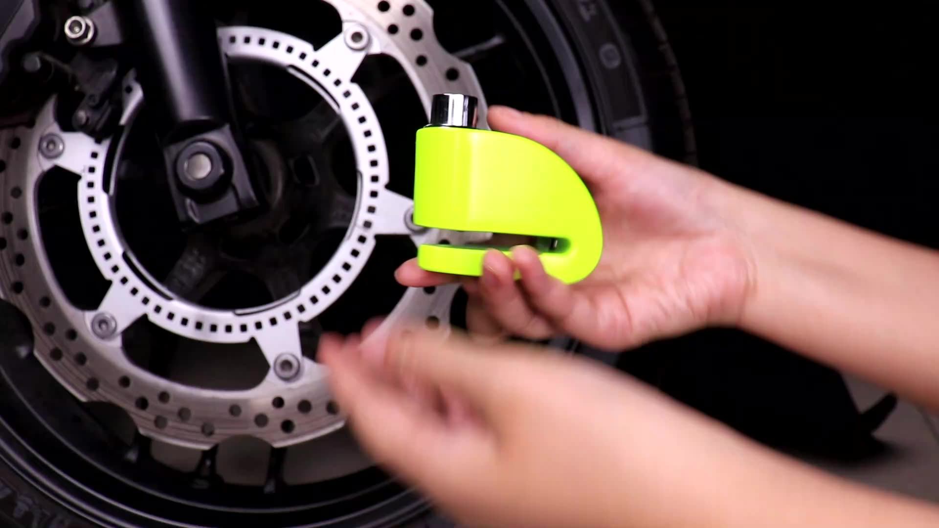 Hanex China Disc Brake Lock Motorcycle 120db Anti-theft Escooter Lock ...