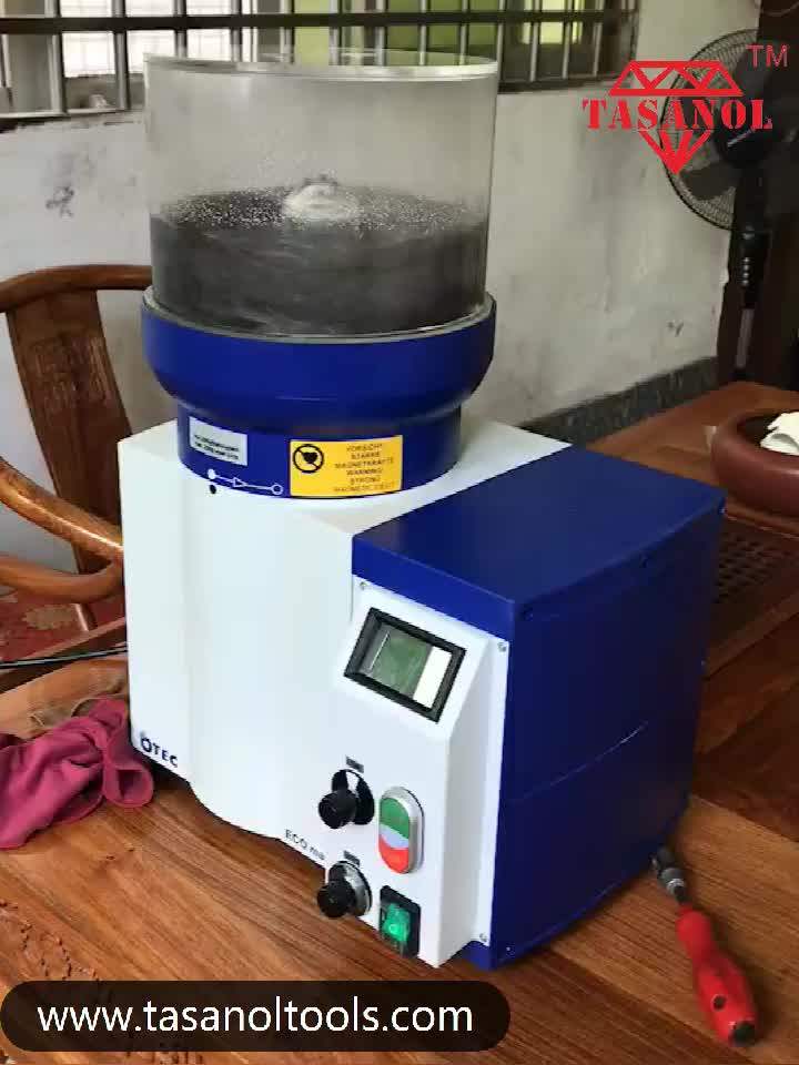 Three Barrels Jewelry Magnetic Polisher Centrifugal Polishing Machine ...