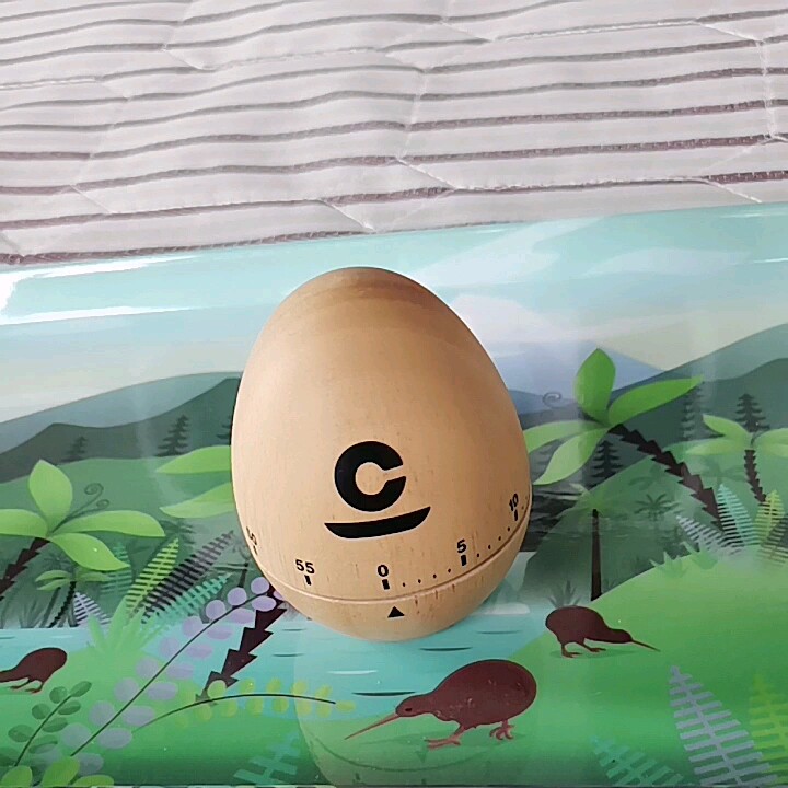 Custom Logo Mechanical Stainless Steel Wooden Kitchen Egg Timer With ...