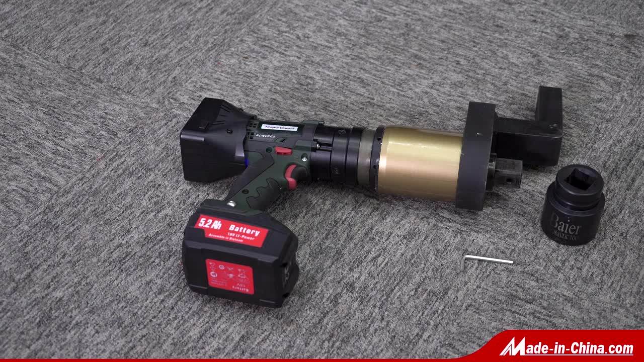 Battery Torque Wrench Nut Runner Electric Torque Multiplier Cordless ...