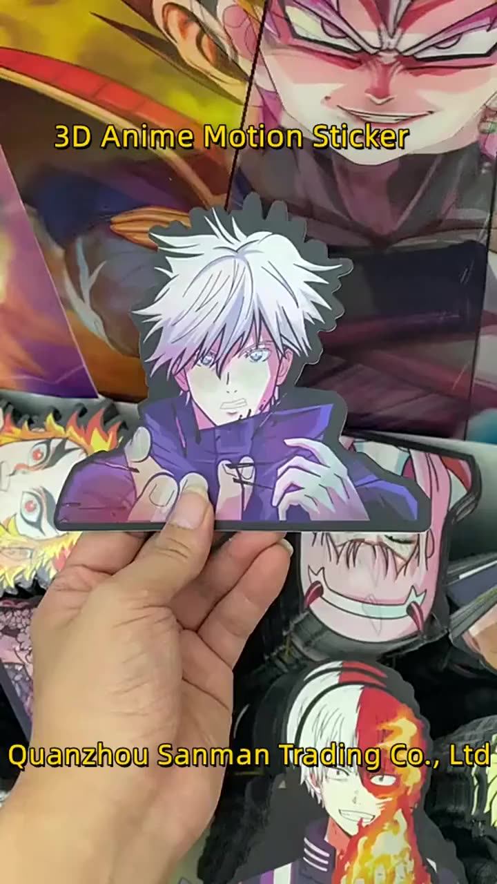 Jujutsu Kaisen Popular Gojo Satoru Anime Motion Sticker Anime ...