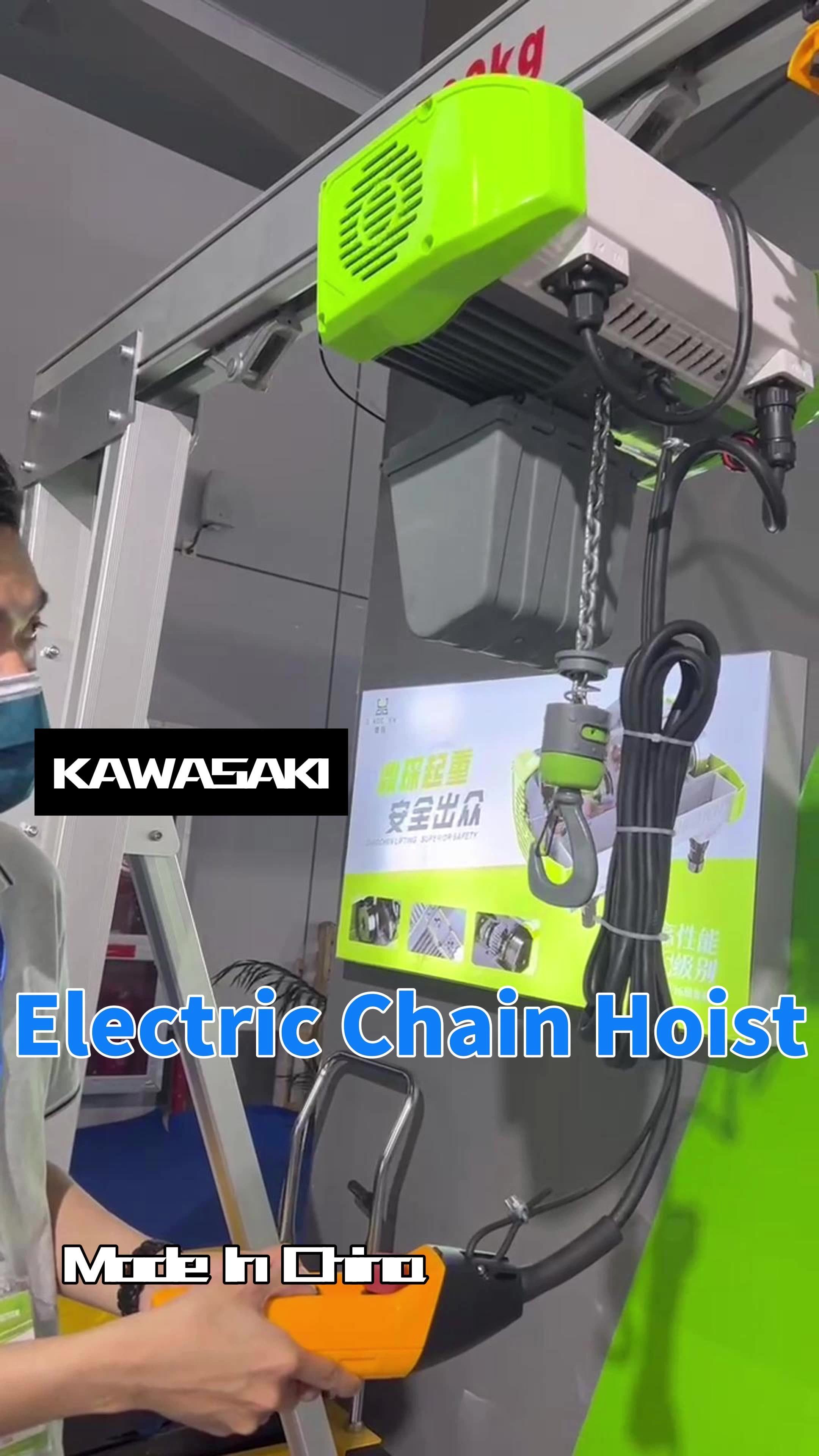 2 Ton Electric Chain Block Hoist Customizable Light Duty Crane Oem ...