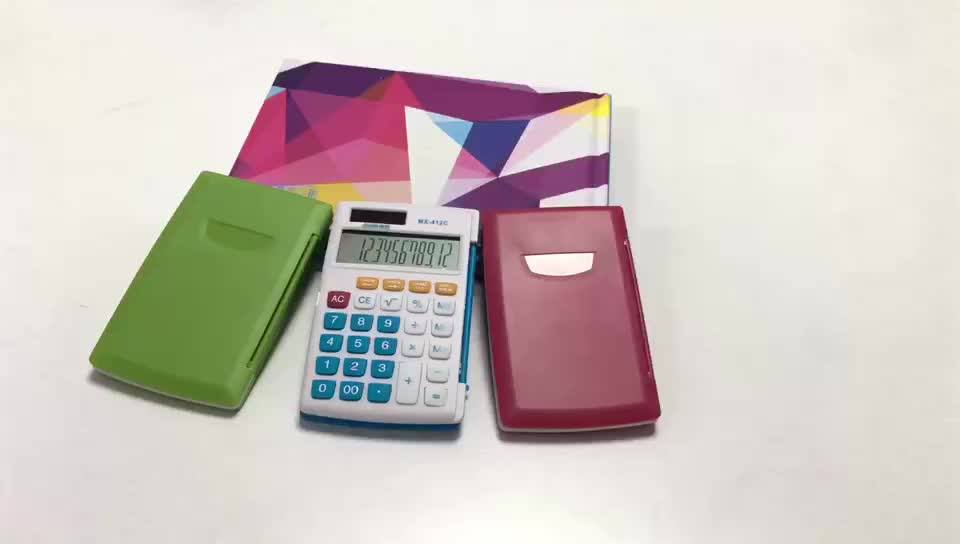 12 Digits 120 Check And Correct Soft Key Plastic Calculator Cover - Buy ...