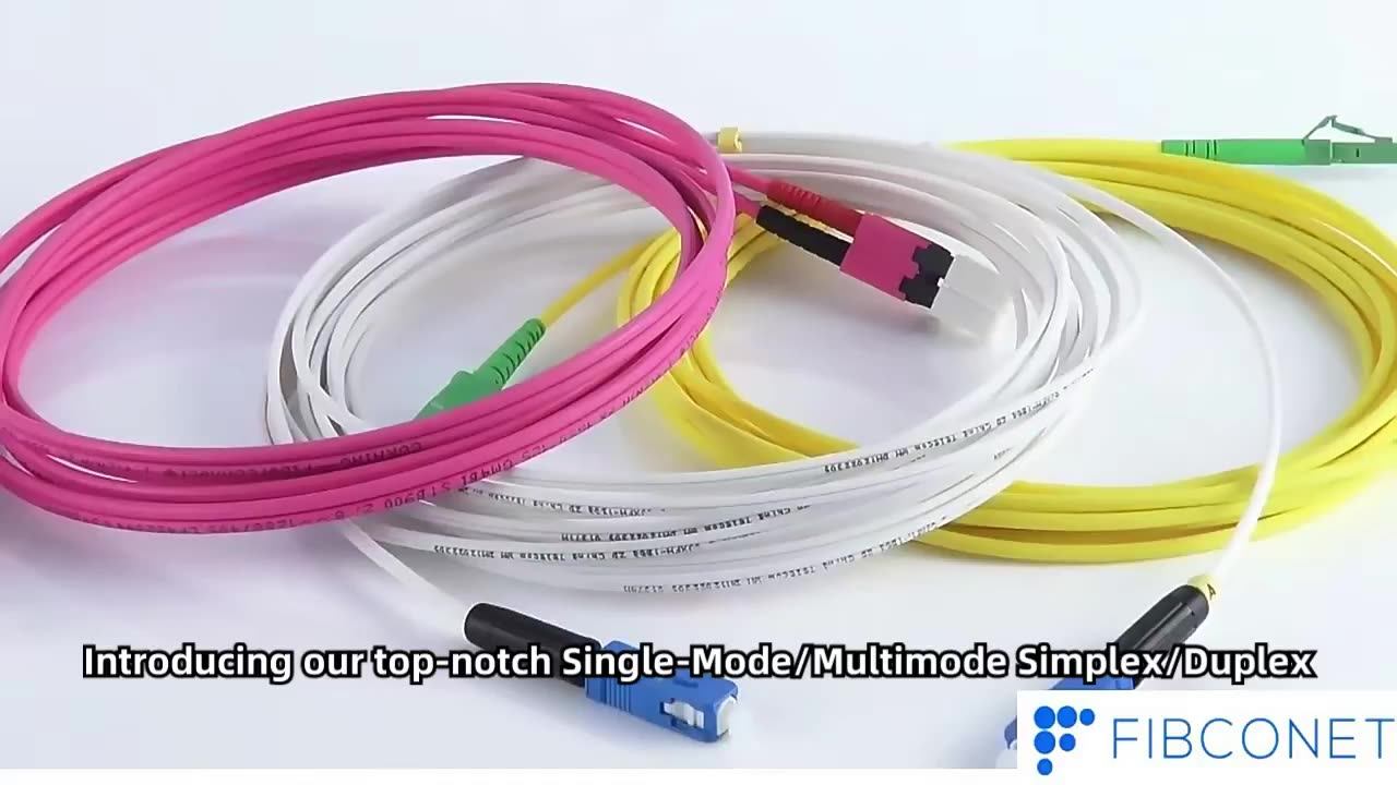 Simplex/duplex Ftth Fiber Optic Indoor Patch Cables Optical Sc/apc-sc/apc Optical Jumper Cable ...