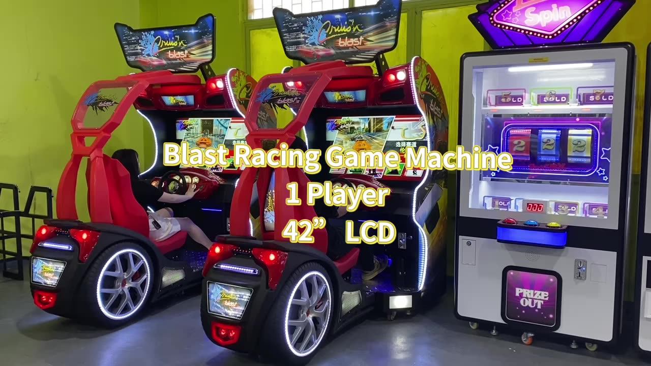 42 Inch Lcd Cruisin Blast Car Racing Simulator Arcade Machine For ...