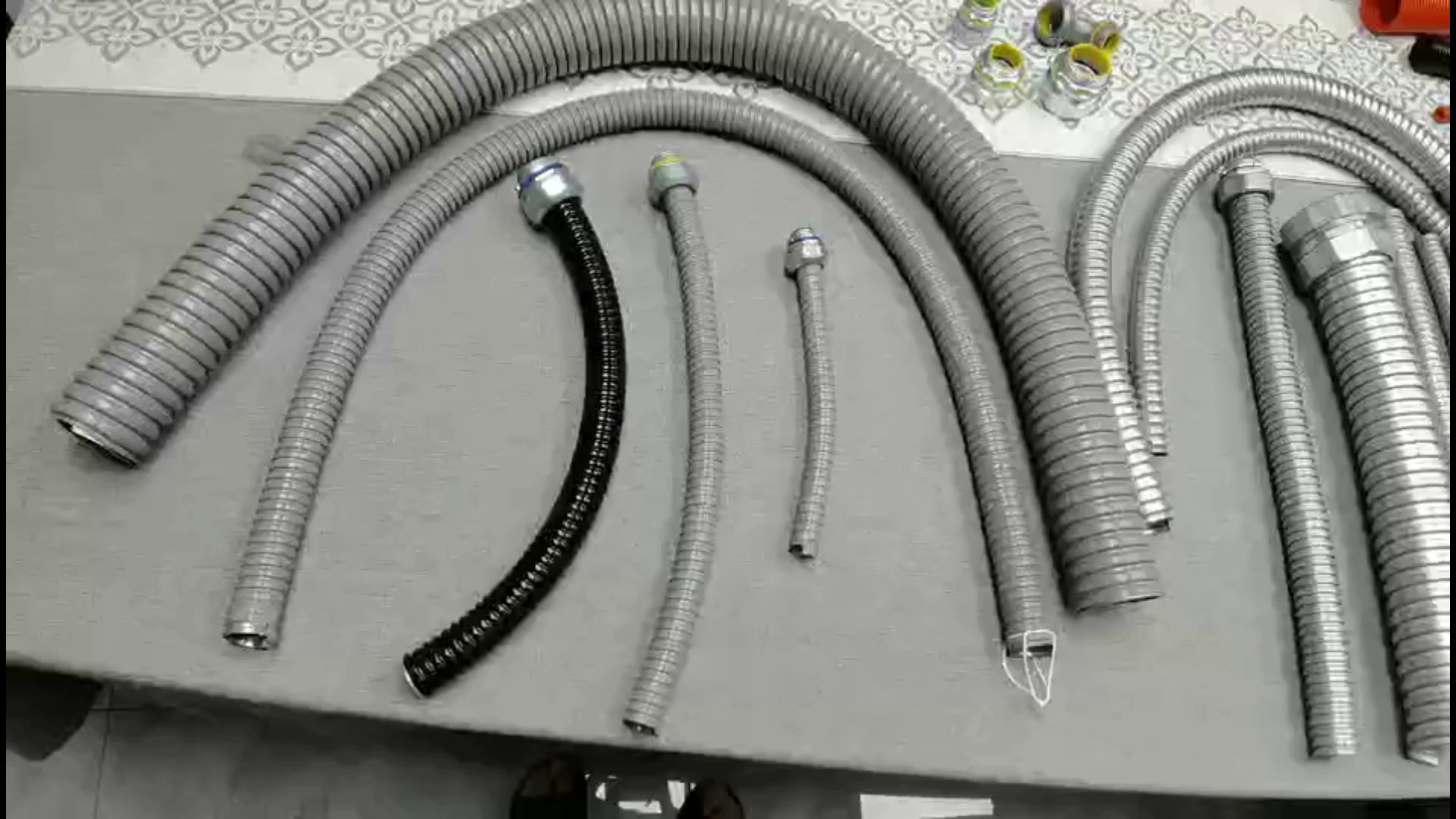 4mm Od 6mm Waterproof Metal Corrugated Galvanized Steel Pvc Coated ...