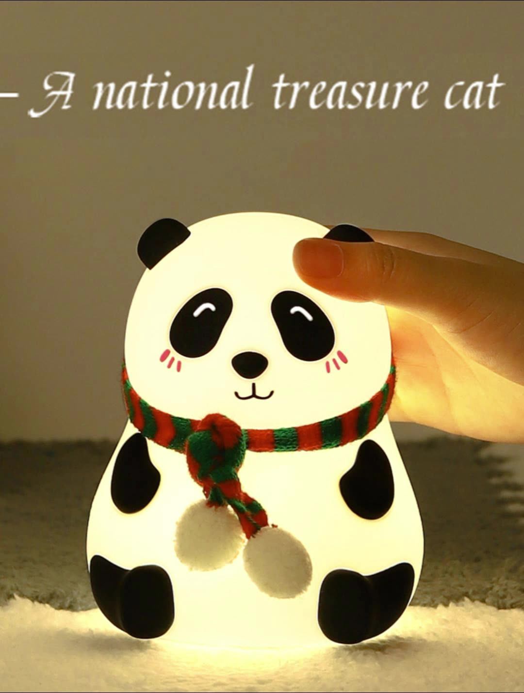 Decoration Table Pear Shaped Lamp Led Night Lights Touch For Kids Room ...