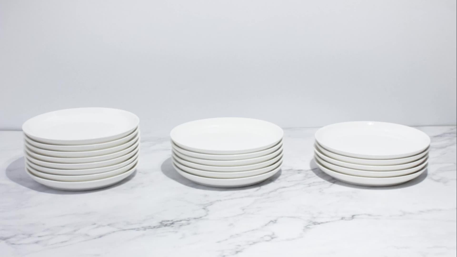 Wholesale Ceramic Dessert Plate,5.6" Small Ceramic White Appetizer ...