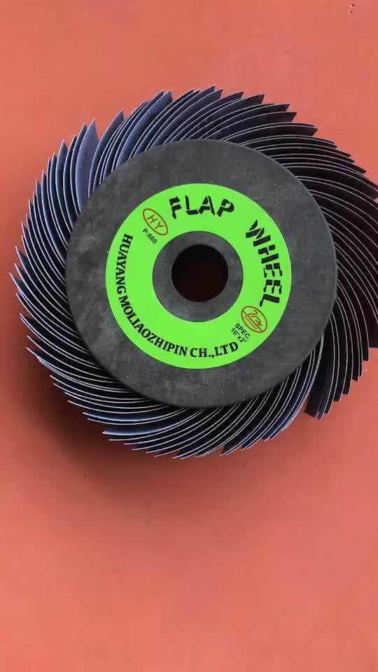Fmt Abrasive Mac Mop Typy Paper Flap Wheel For Stock Removal - Buy Flap ...