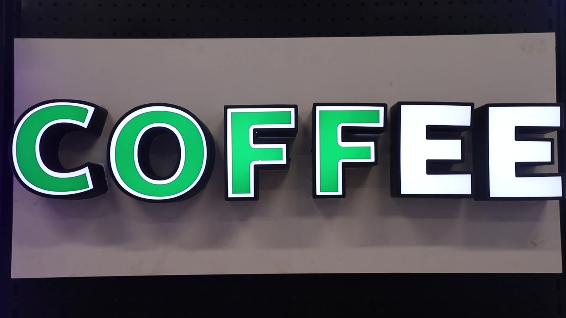 Custom Made Acrylic Led Coffee Shop Logo Sign - Buy Coffee Shop Logo ...