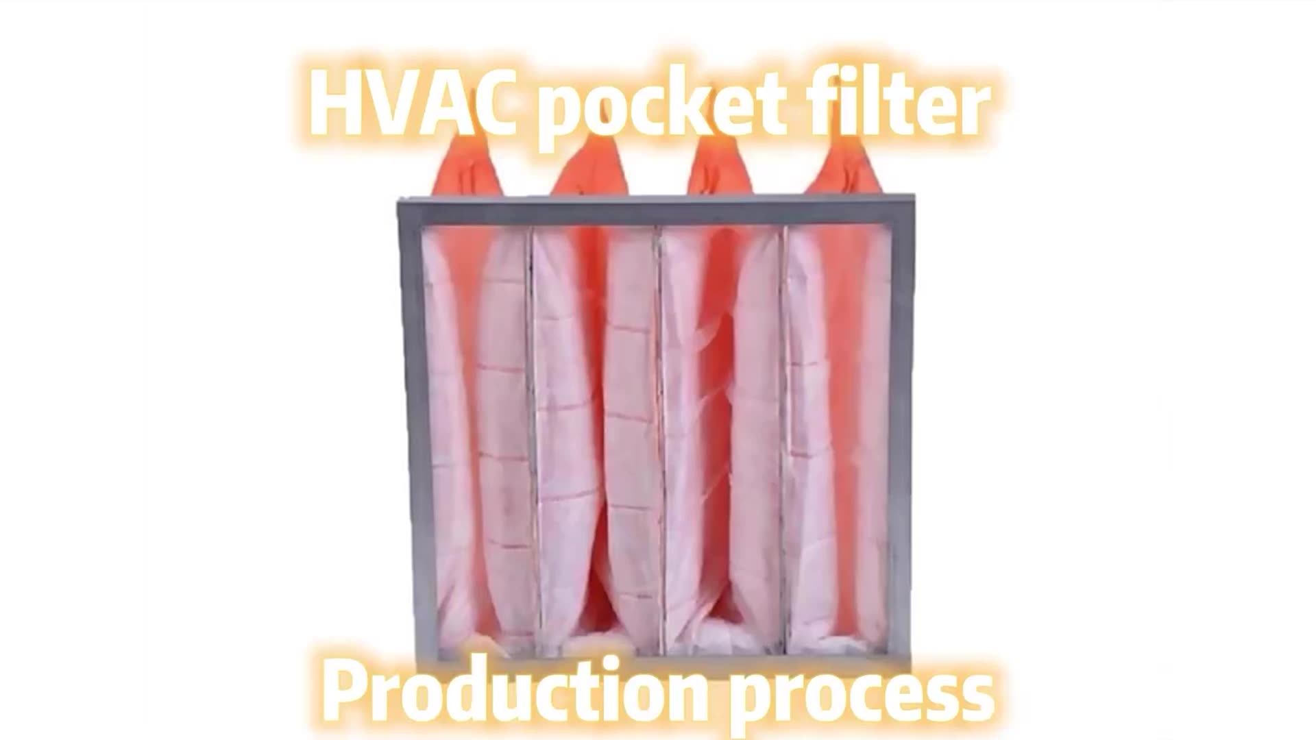 G4 F5 F6 F7 F8 F9 Anti-static Pocket Filter Pocket Air Filter For Dust ...