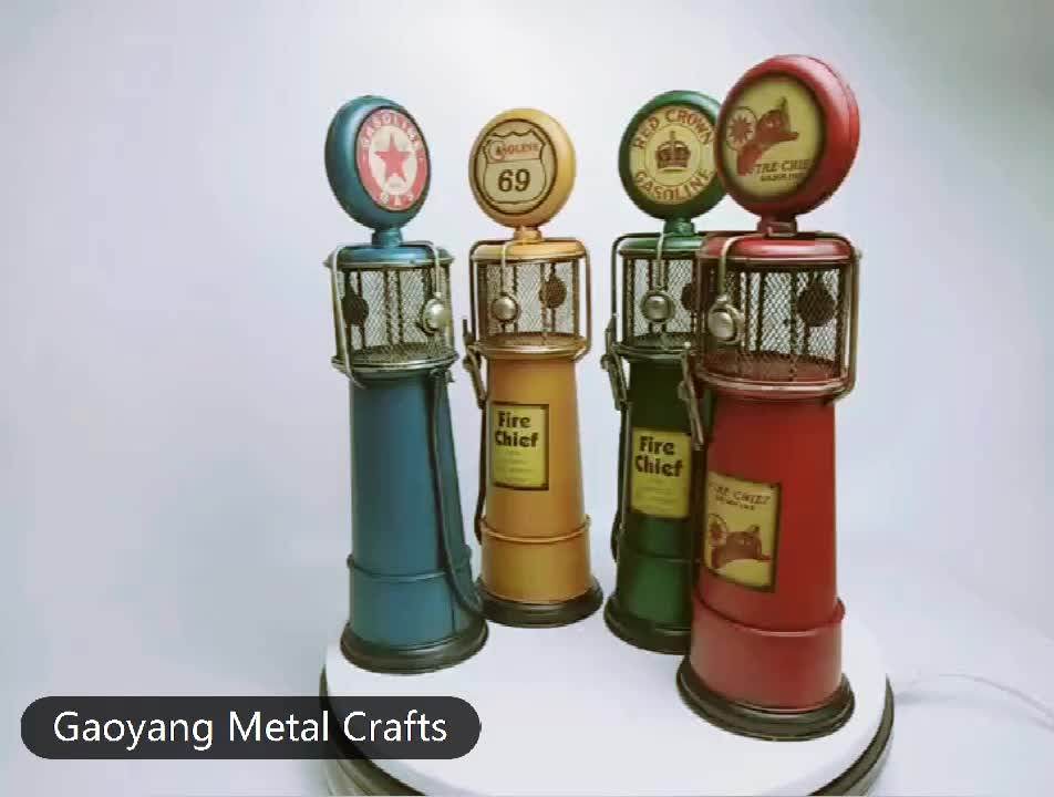 Gas Pump Shaped Piggy Bank Metal Coin Bank Money Box Saving Money Home ...
